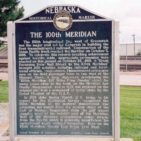 The 100th Meridian - Walk to Unlock Nebraska
